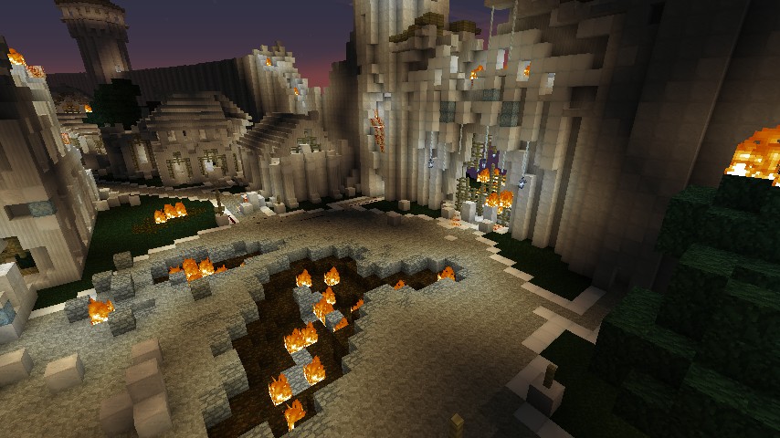 The Fall of Gondolin MCME Adventure Map Minecraft Map