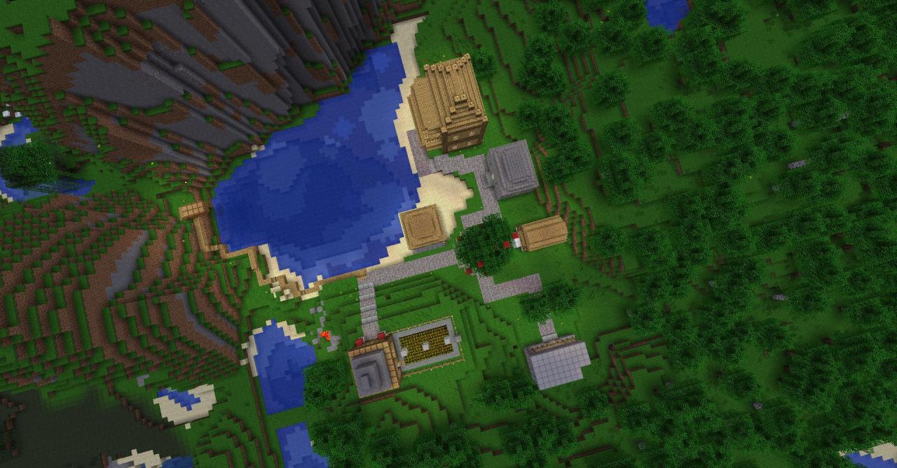 Beach village remix Minecraft Map