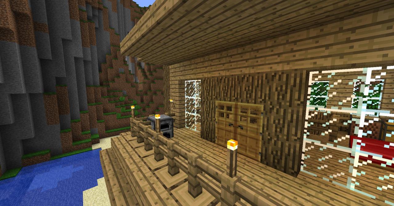 Beach village remix Minecraft Map