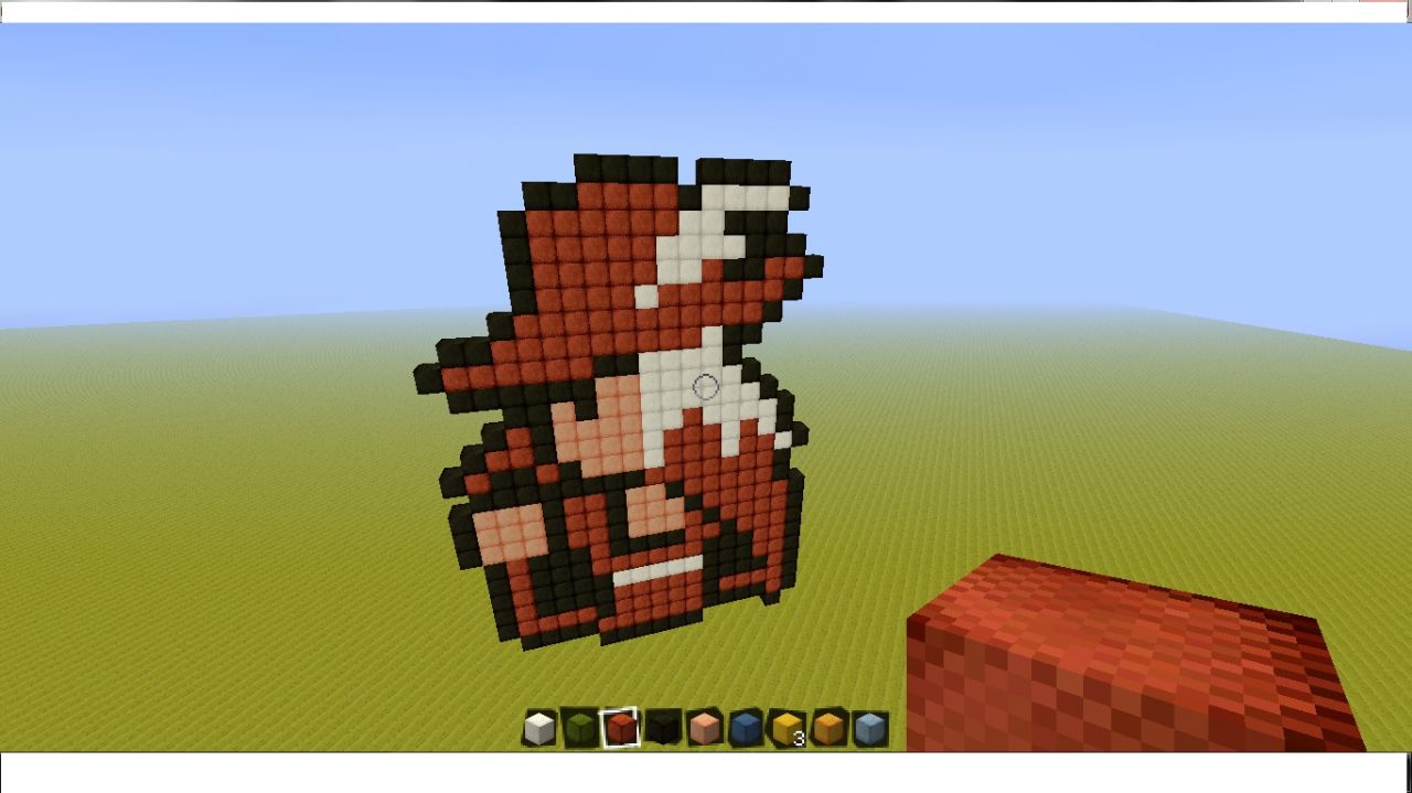 8 bit red mage Minecraft Map