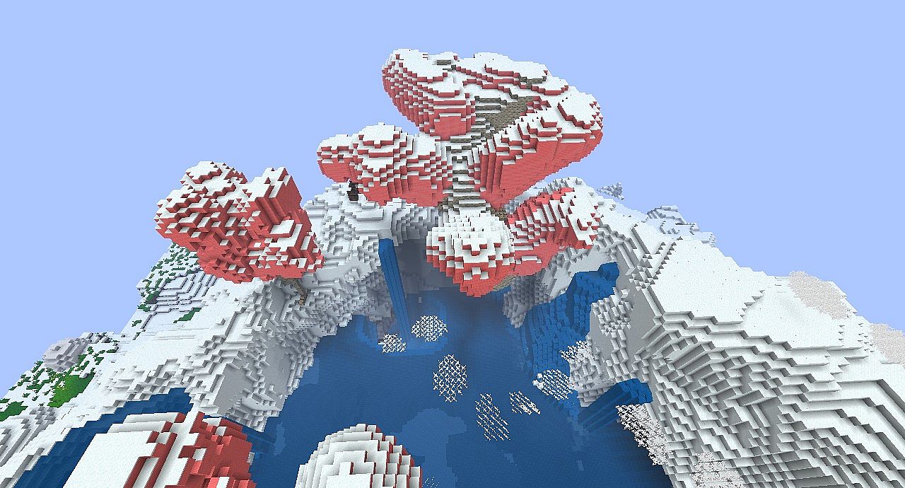 Mount Fuji Custom Terrain Minecraft Map