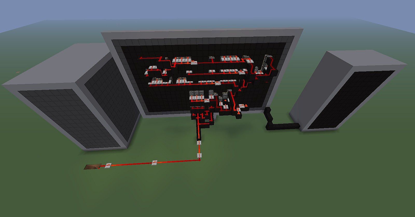Minecraft Computer (not as much redstone at all) Minecraft Map