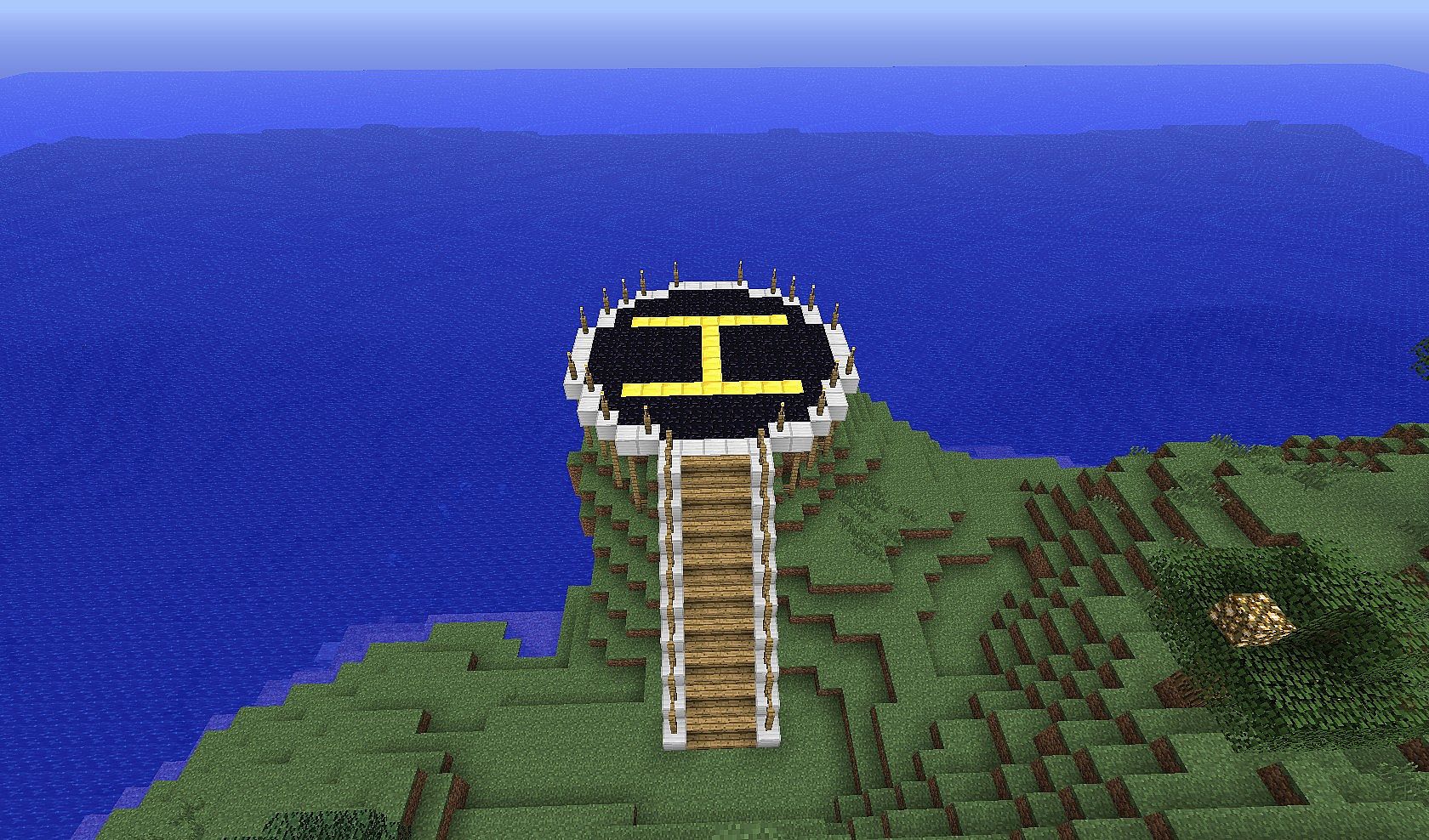 Steve's Stationary Island Resort Minecraft Map