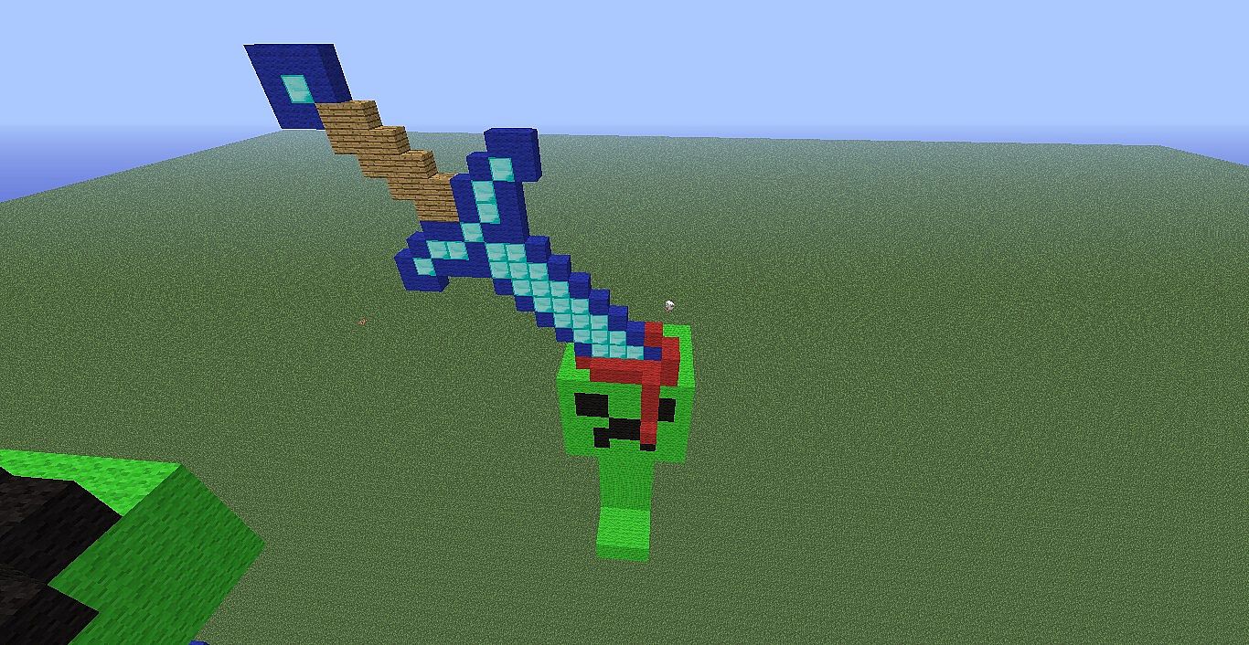 Multi Biome Battle Arena With Pixel Art Minecraft Map