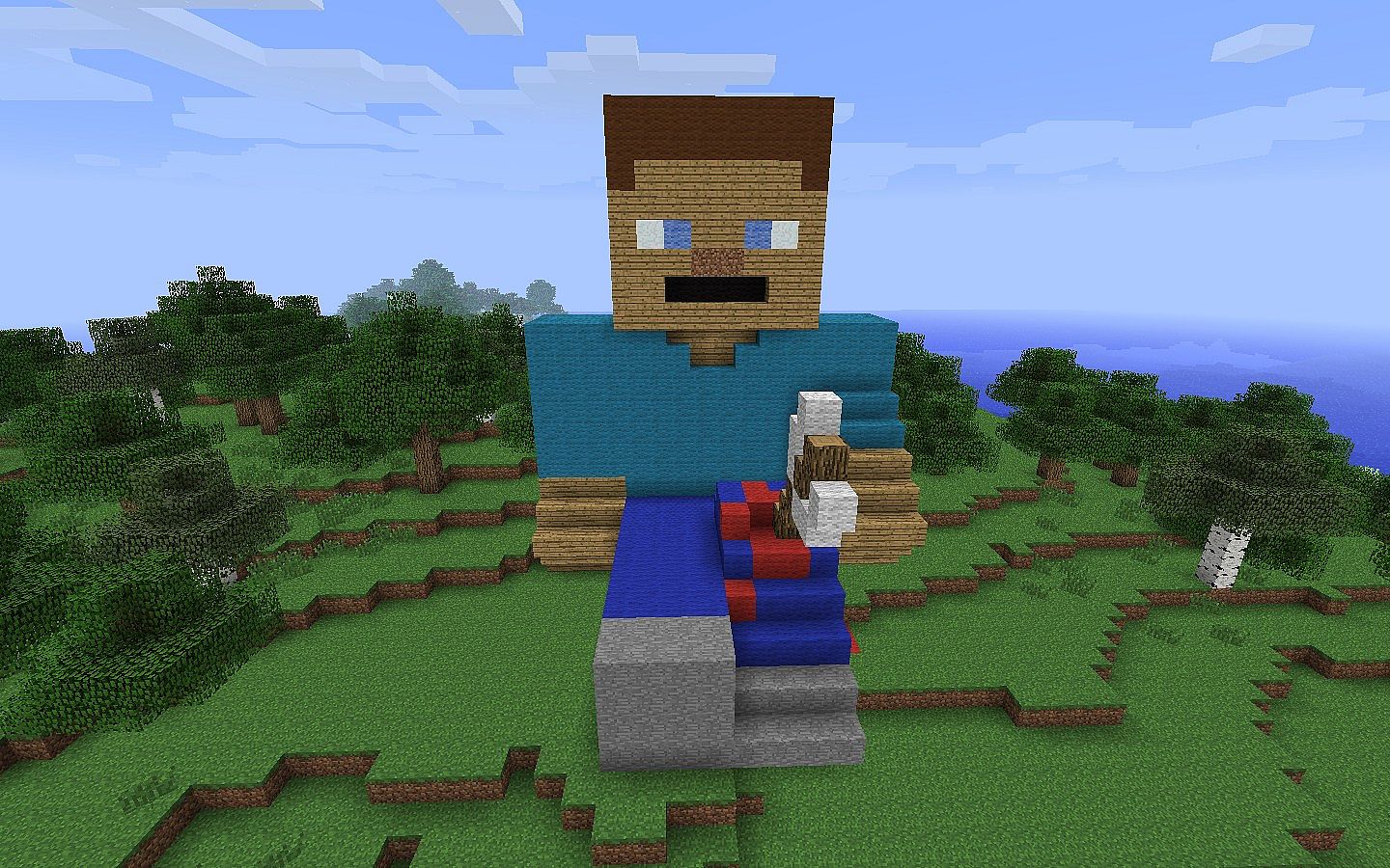 Steve Takes An Arrow To The Knee - Creation Minecraft Map