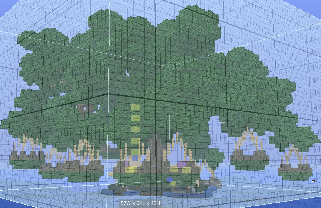 GIANT house Tree Minecraft Map