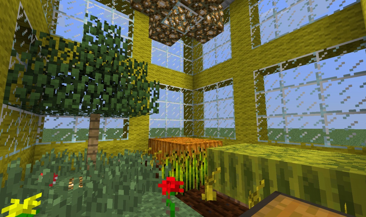 i love tetris: furnished and playable house Minecraft Map