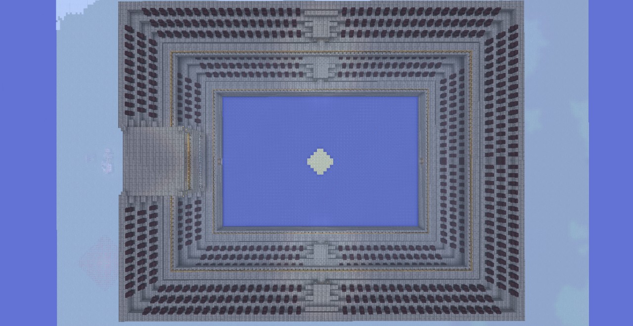 big ARENA, perfect for lan partys or servers! floodable Minecraft Map