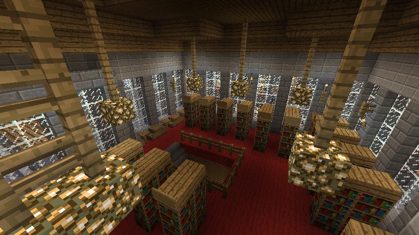 library / Bibliothek Minecraft Map
