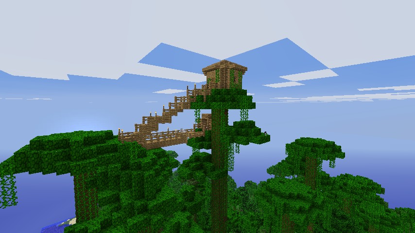 Jungle Village (In dah trees!) Minecraft Map