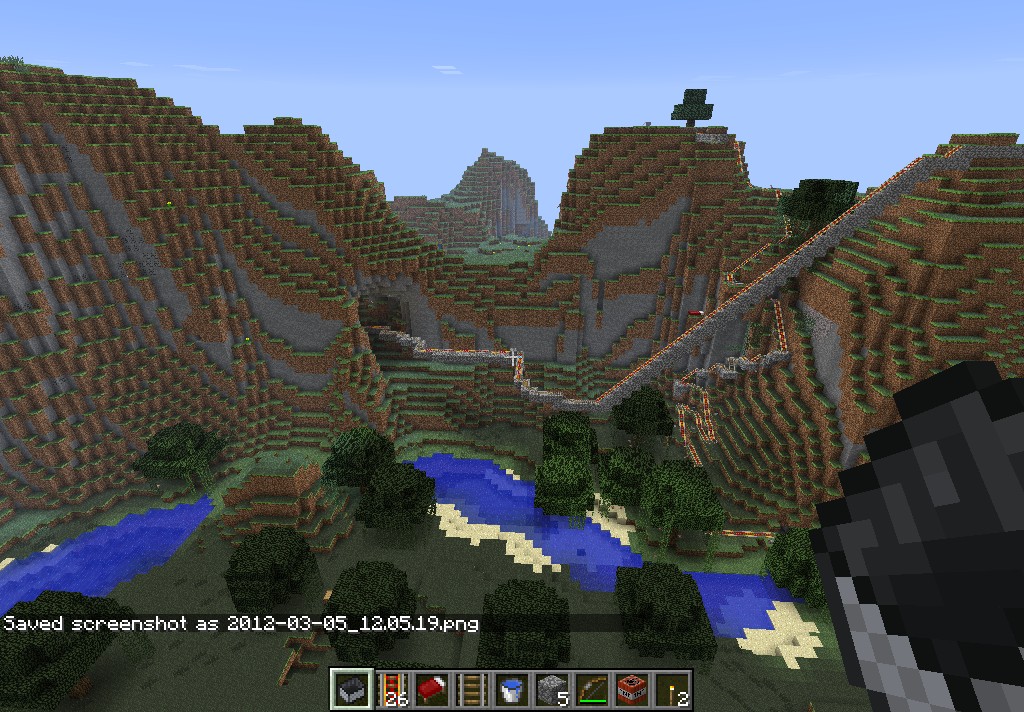 Roller Coaster of 7 minutes Minecraft Map