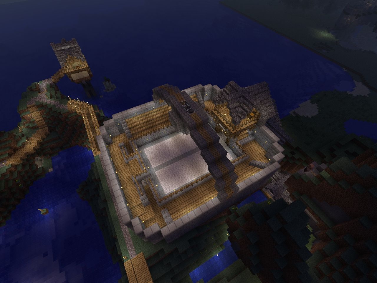 Floating Citadel of Emirkol the Chaotic Minecraft Map