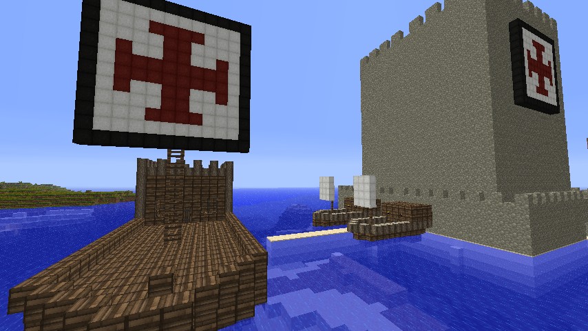 Templar castle Minecraft Map