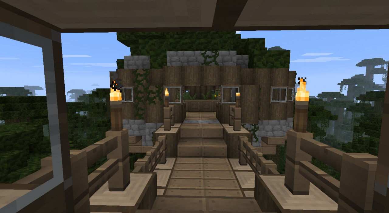 Jungle Tree Houses! *UPDATED* Minecraft Map