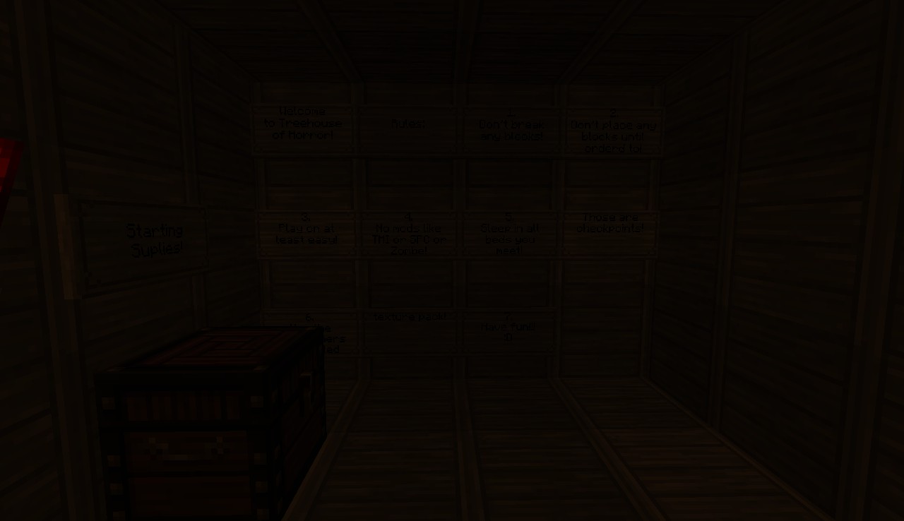 Treehouse of horror Minecraft Map