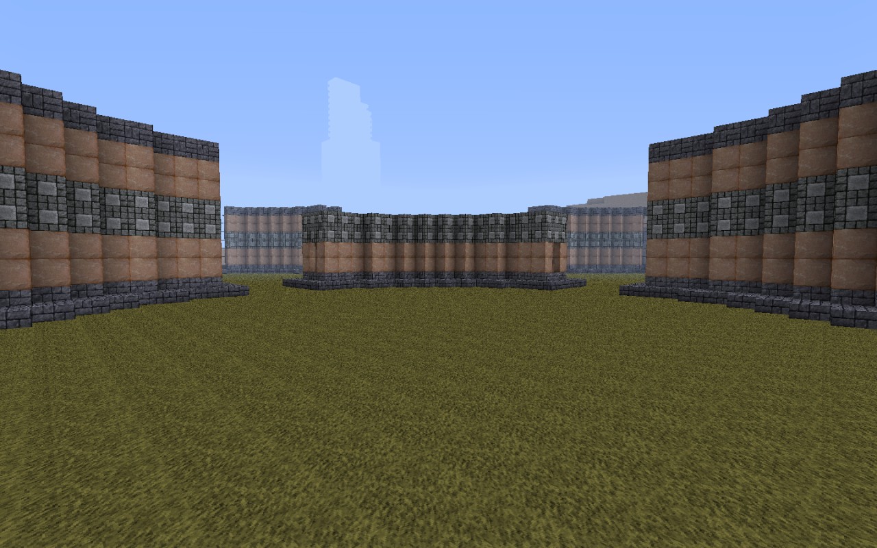 Quad-Temple Minecraft Map