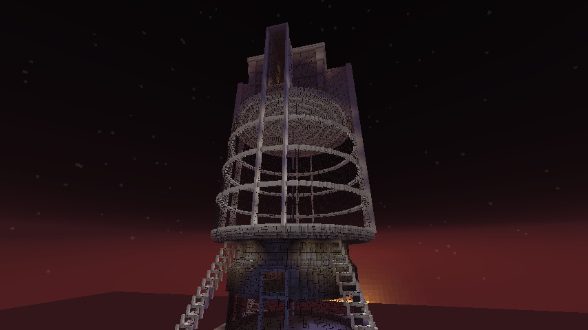 S K Y R I S [Sci-Fi Enclosed City Concept] Minecraft Map