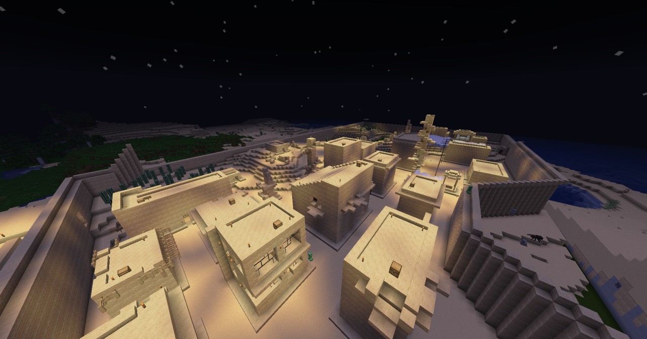 Parkour Sandstone Town Minecraft Map