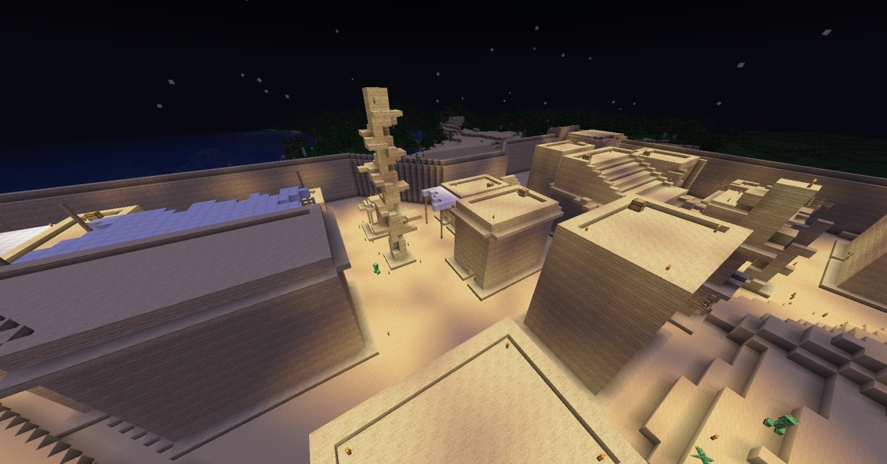 Parkour Sandstone Town Minecraft Map