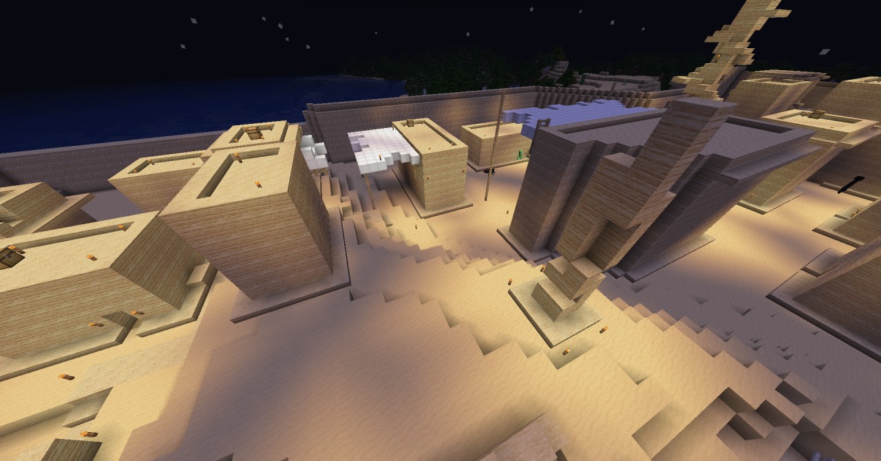 Parkour Sandstone Town Minecraft Map