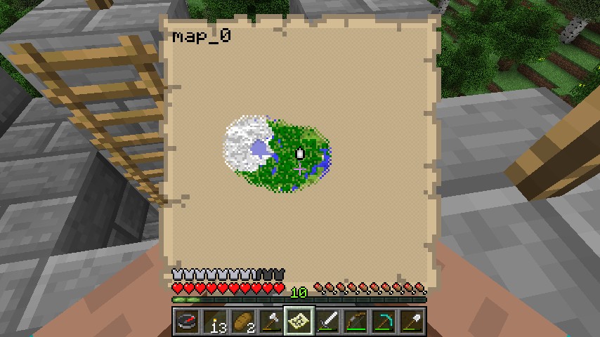 Forest survival Minecraft Map