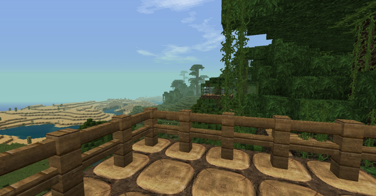 Jungle Treehouse Village Minecraft Map