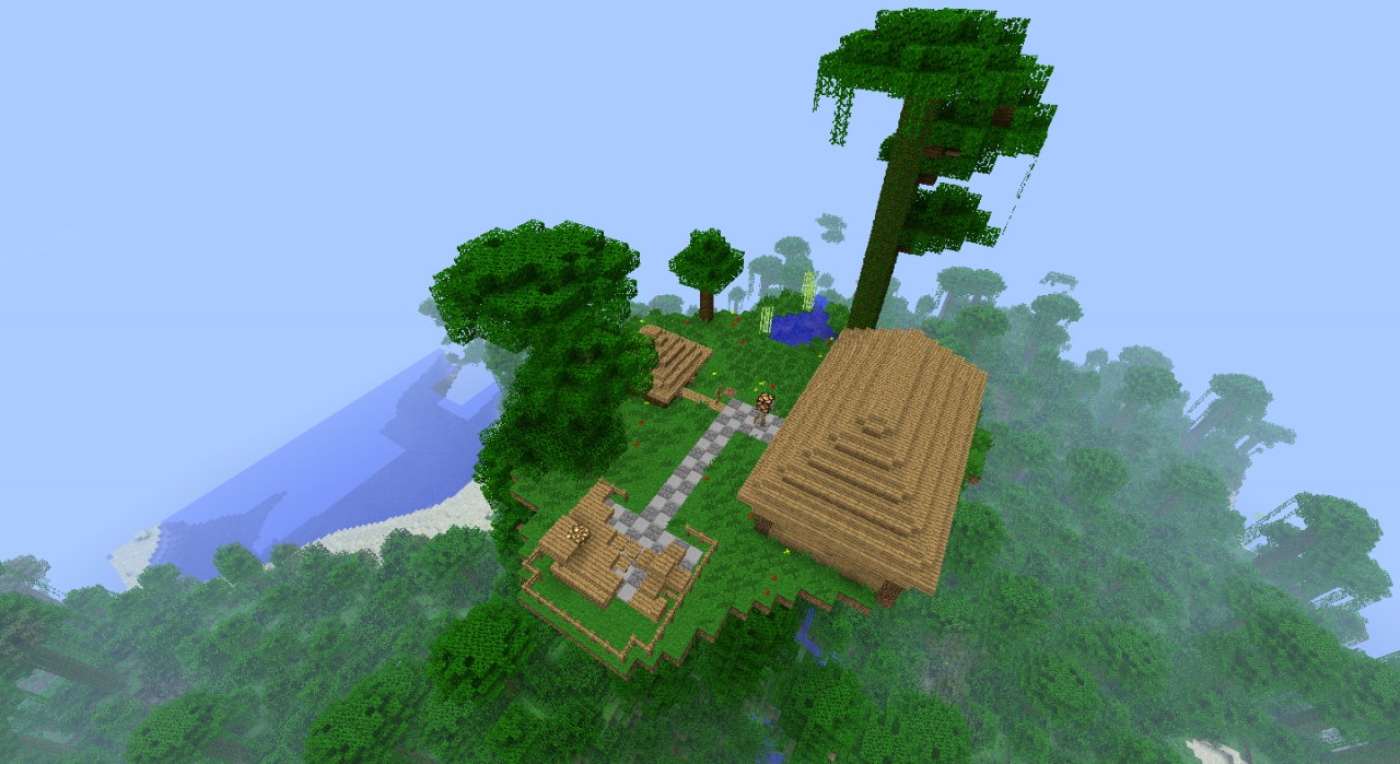 Floating island resort (Creative Mode) Minecraft Map