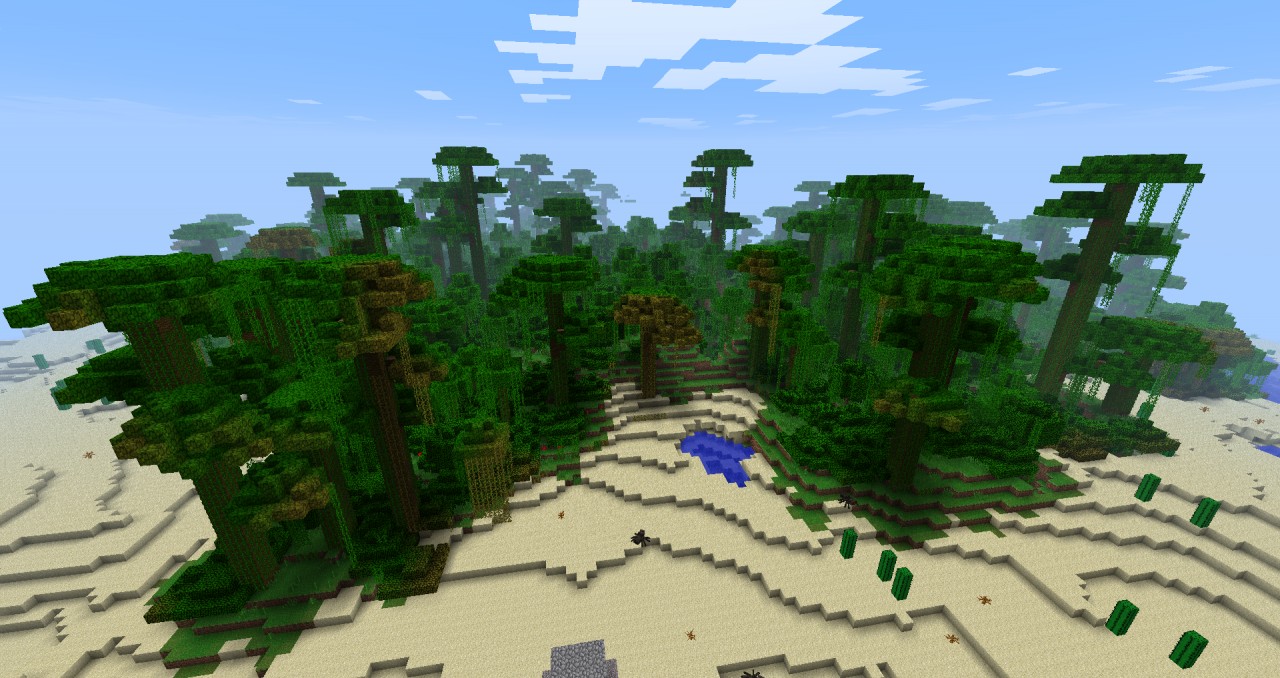 awesome jungle map Minecraft Map