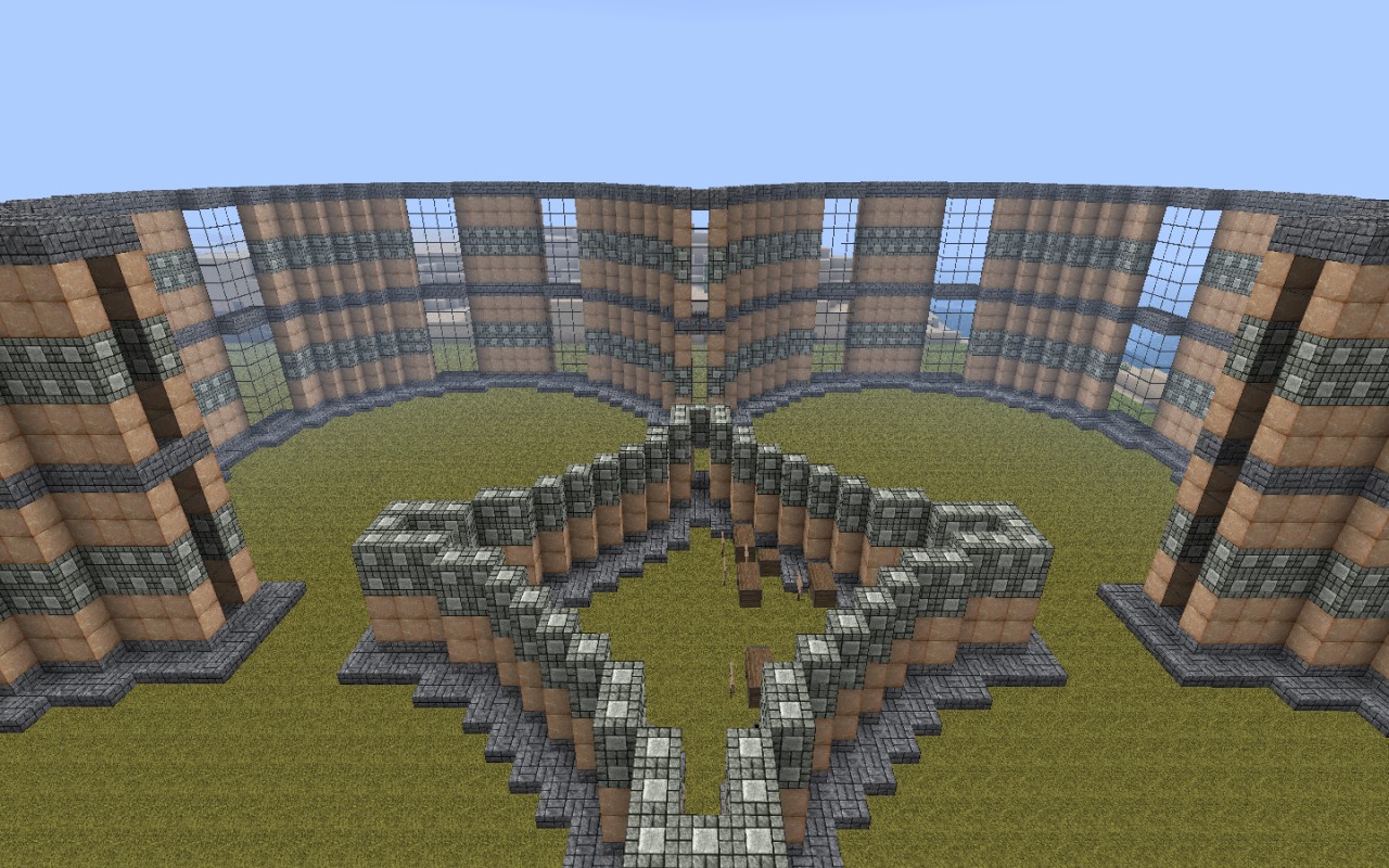Quad-Temple Minecraft Map