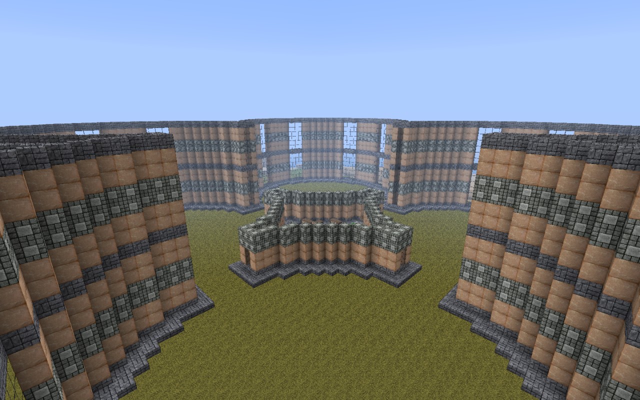 Quad-Temple Minecraft Map