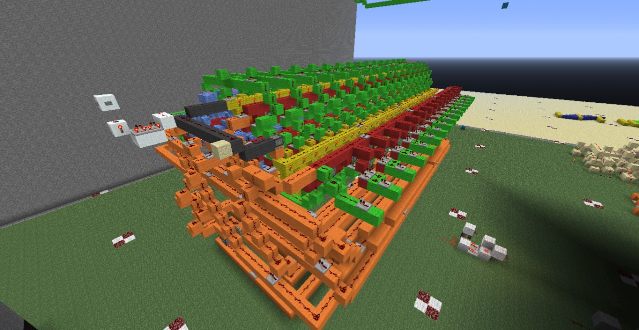 16 bit Hack CPU Minecraft Map