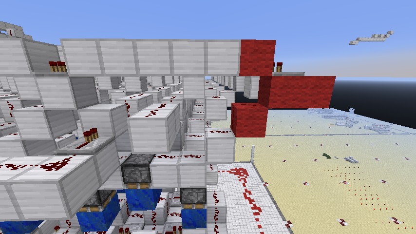 Compact 4-Way Shift Register - 5x7 Footprint [RDF] Minecraft Map