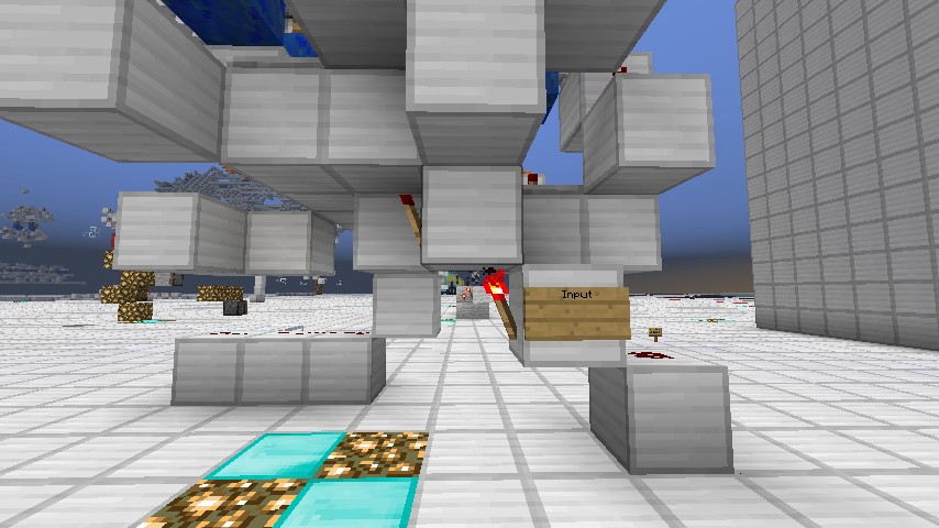 Compact 4-Way Shift Register - 5x7 Footprint [RDF] Minecraft Map