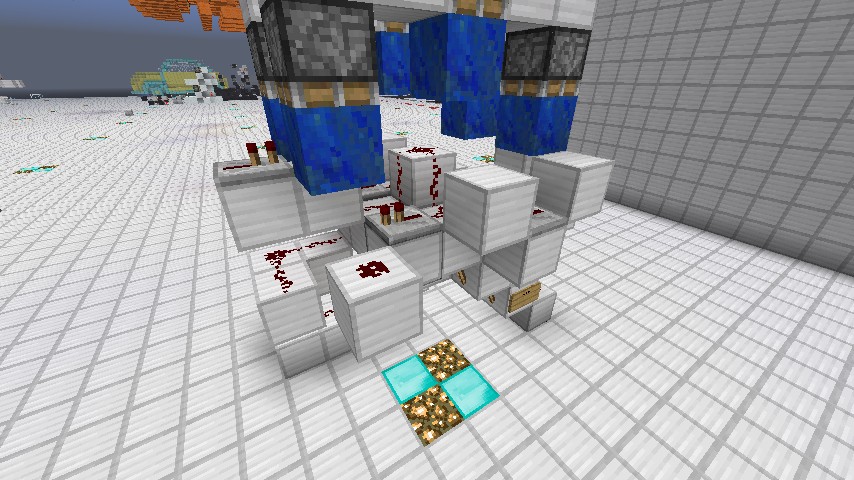 Compact 4-Way Shift Register - 5x7 Footprint [RDF] Minecraft Map