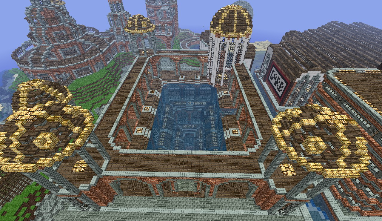 Steampunk map update "the city of Brickhaven" Minecraft Map