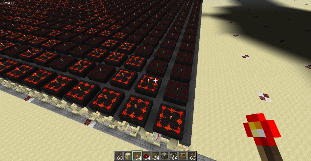 1D Cellular automaton (rule 110) Minecraft Map