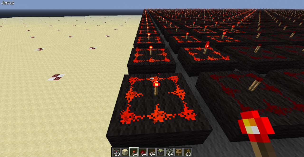 1D Cellular automaton (rule 110) Minecraft Map