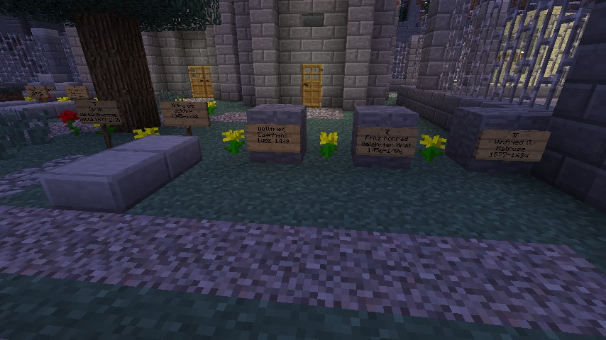 Stonegarden | Curchyard | Friedhof Minecraft Map