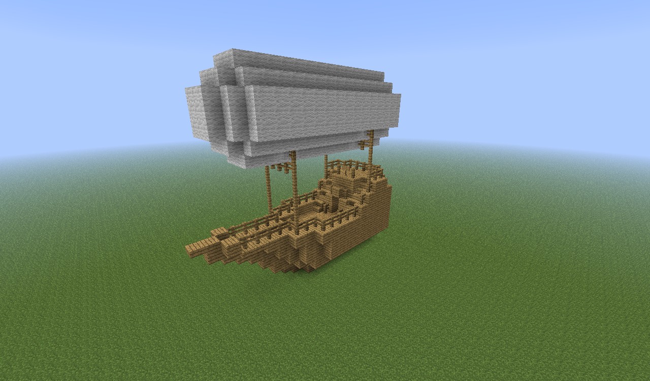 Zeppelin for zeppelin mod. Minecraft Map