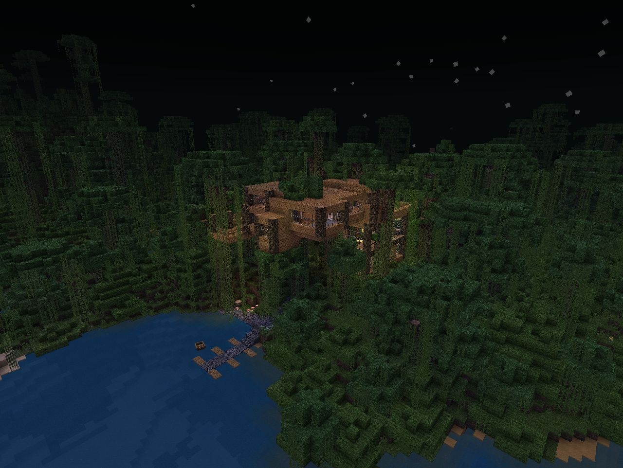 Modern Treehouse Minecraft Map