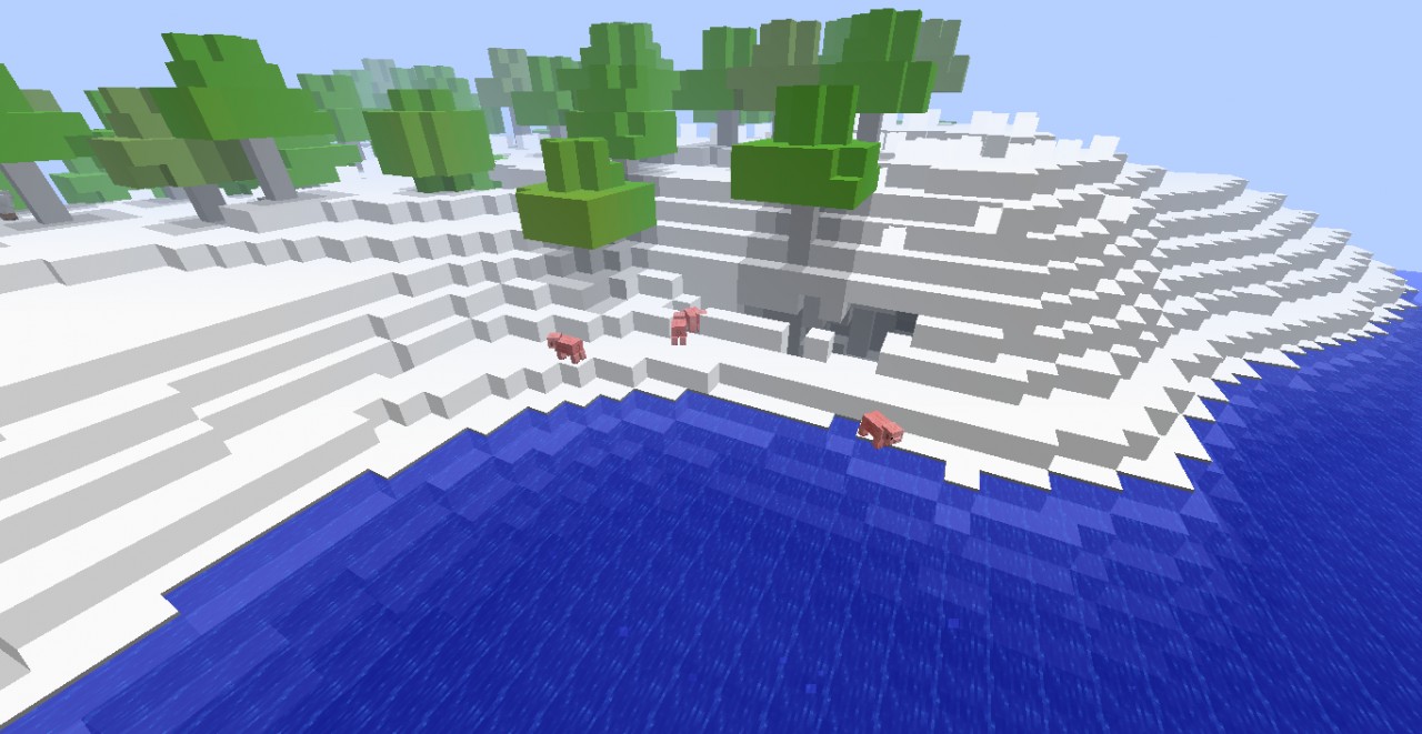 Whiteout pack Minecraft Texture Pack