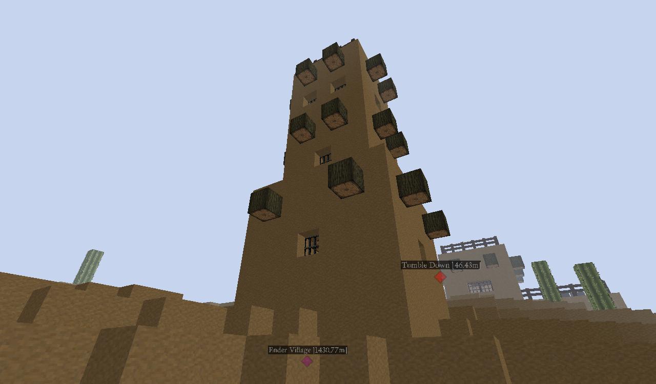 Tumble Down Dessert Village Minecraft Map