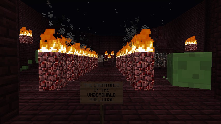 The lair of Daemon Beaste Minecraft Map
