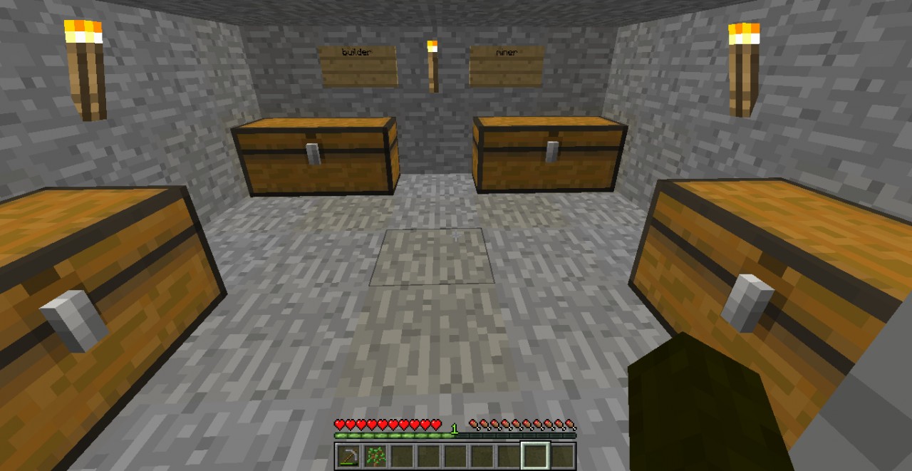 small underground bunker Minecraft Map
