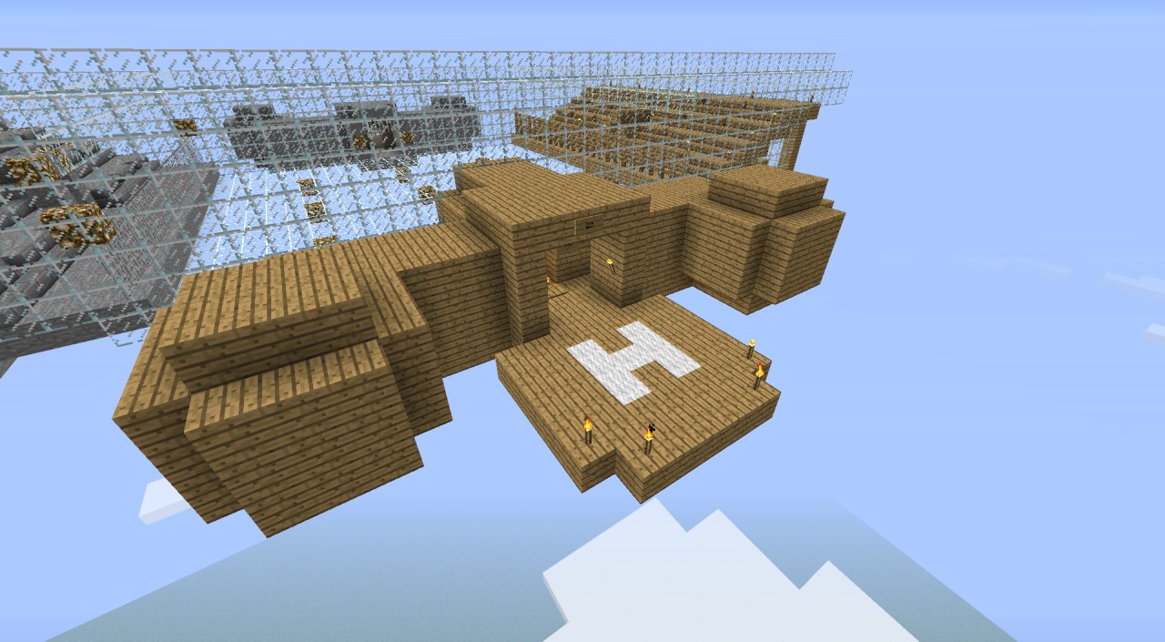 Skybox! (Small Scale Spleef Arena) Minecraft Map