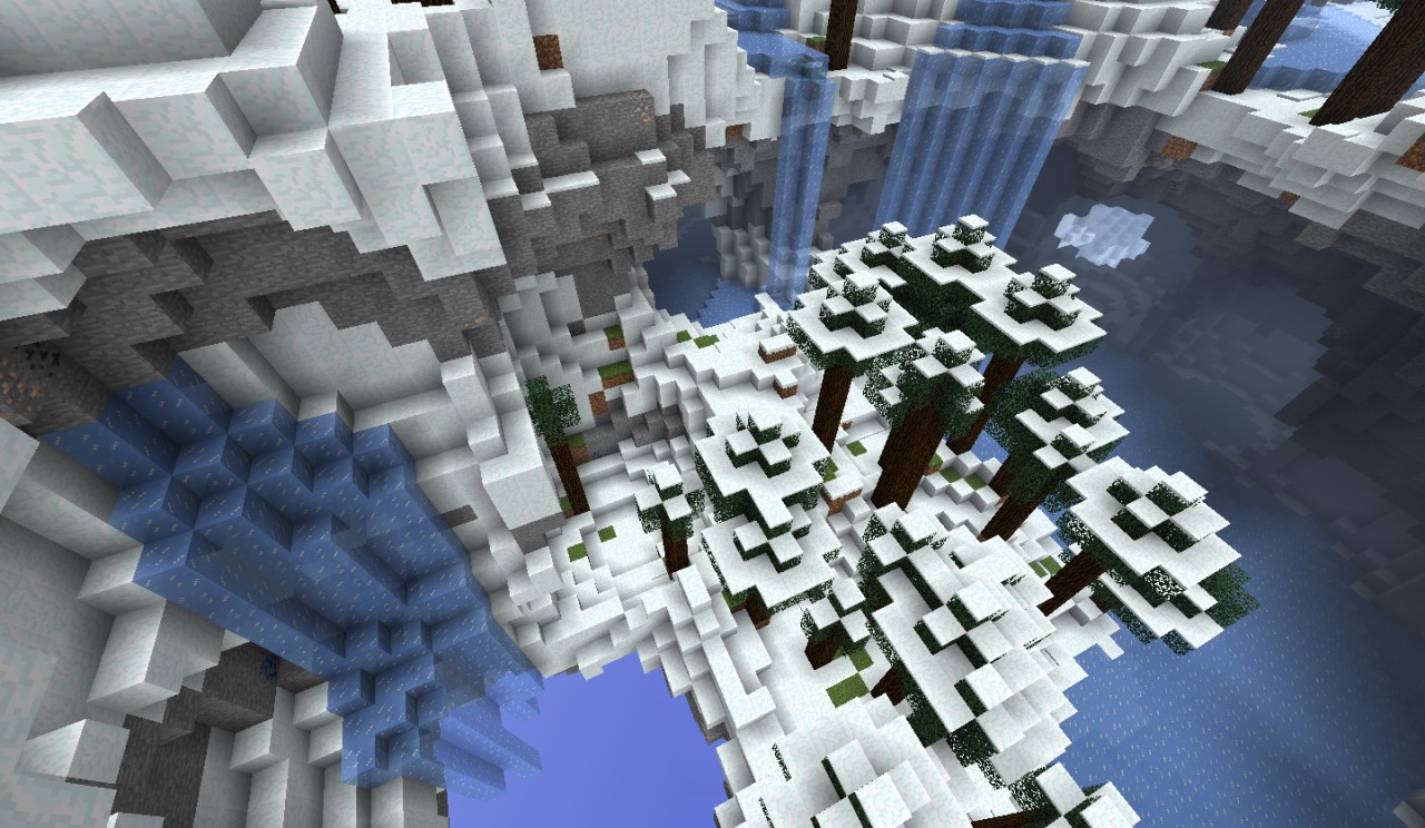 Floating Landscape Survival Map Minecraft Map