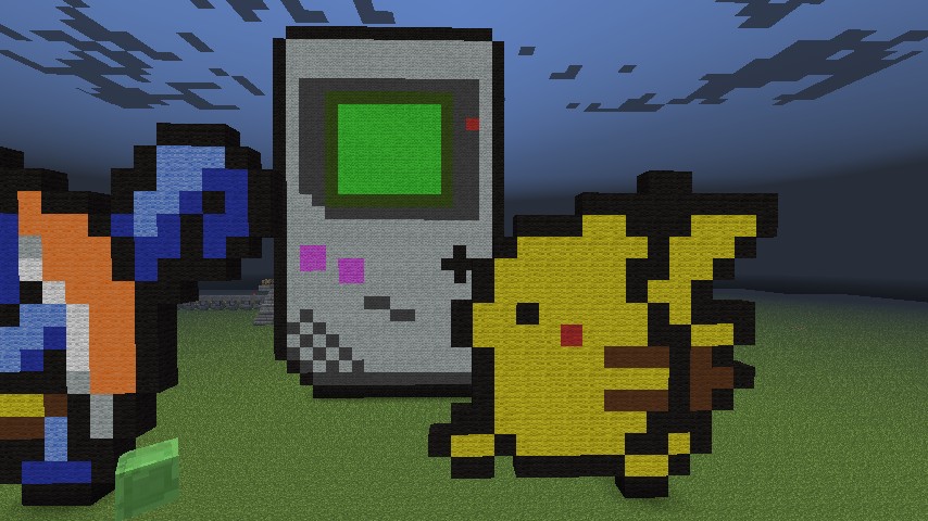 Pixel Art Minecraft Map