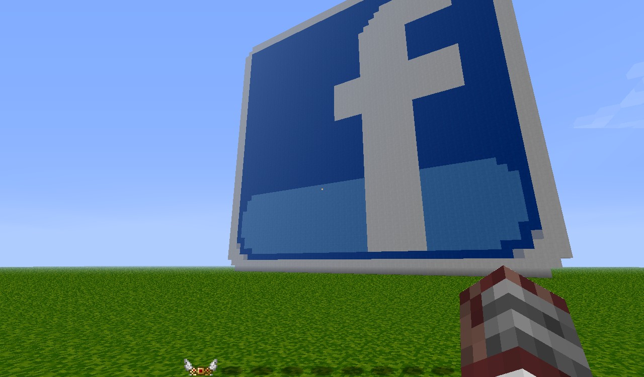 Facebook Logo [50X50] Minecraft Map