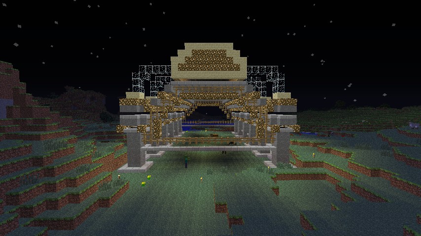 My Temple Built On Survival Sever Minecraft Map
