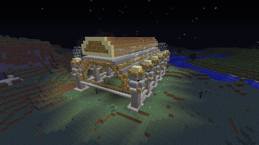 My Temple Built On Survival Sever Minecraft Map